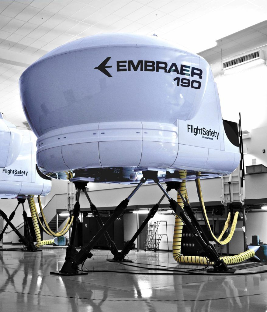 FlightSafety Embraer 190 simulator | Halldale Group
