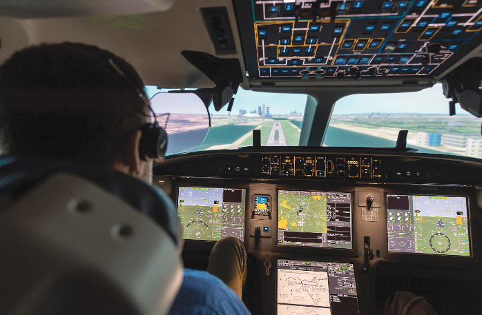 FlightSafety adds Dassault FalconEye HUD to Falcon simulators ...