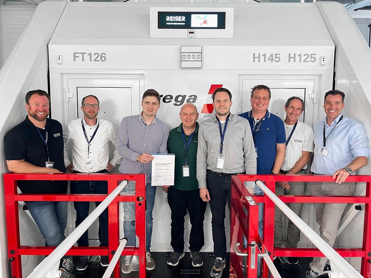 Reiser Qualifies Rega H145 Flight Simulator | Halldale Group