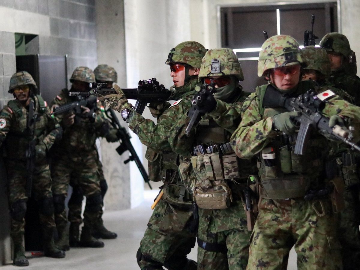JGSDF, India Army Training Together in Exercise Dharma Guardian ...