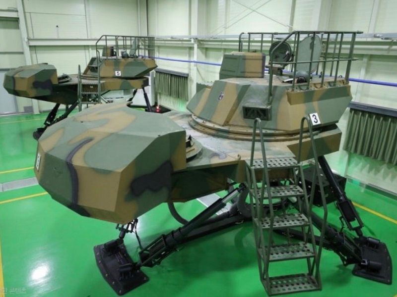 South Korean K1 MBT Tactical Simulation Training Systems Upgraded ...
